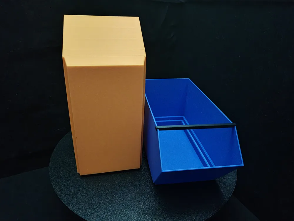 Stackable Workshop Storage Bin With Retaining Bar by ApophisPrints ...