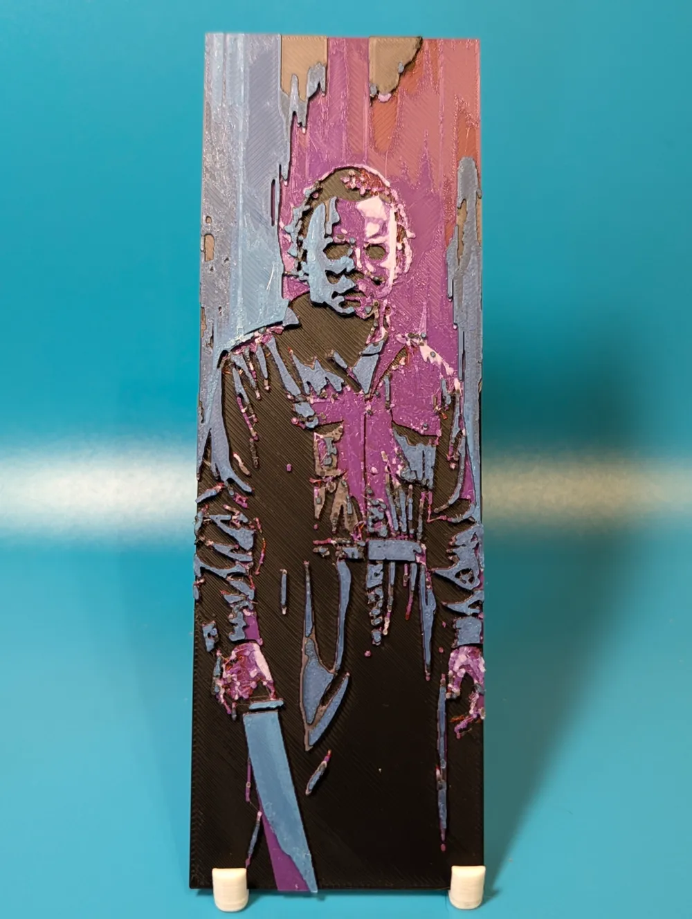 Neon Michael Myers Bookmark Hueforge by Bakermakes - MakerWorld