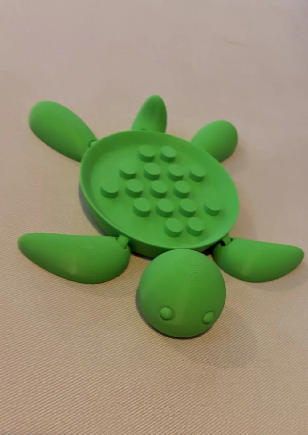 articulated turtle with heart pegs Remixed by Top layer printz ...