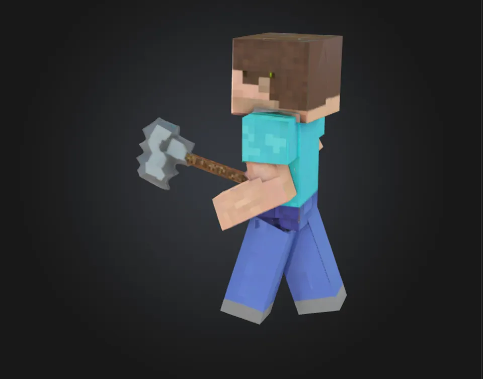 Minecraft - Steve by paoloronco MakerWorld: Download Free 3D Models