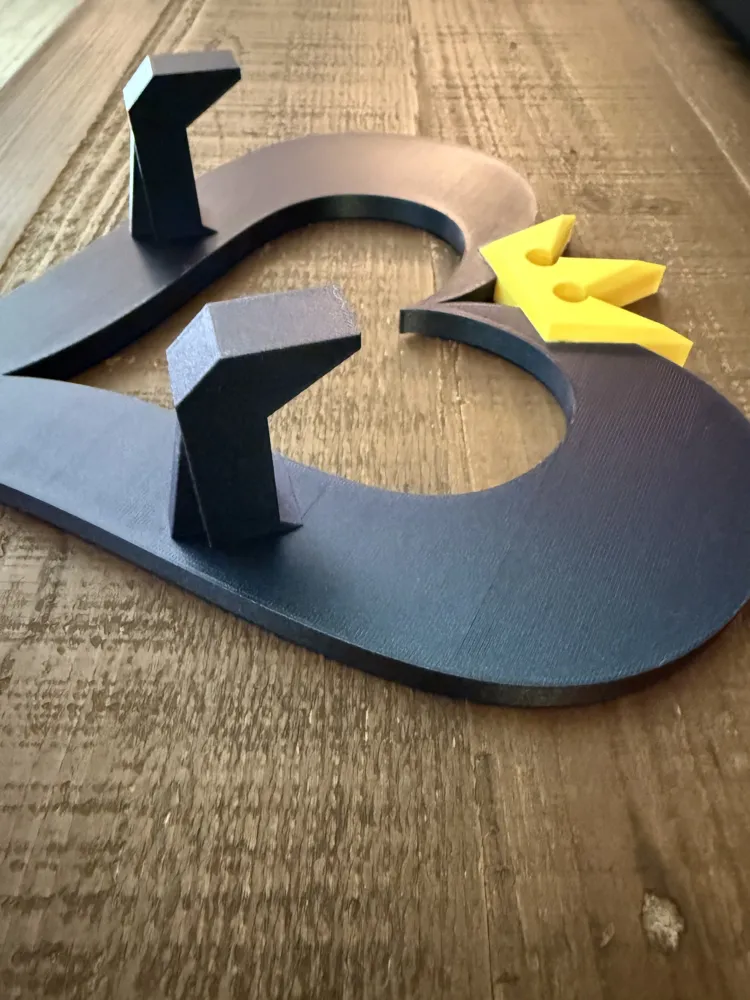 Kingdom Hearts-Inspired Wall Mount for Keyblade - Free 3D Print Model ...
