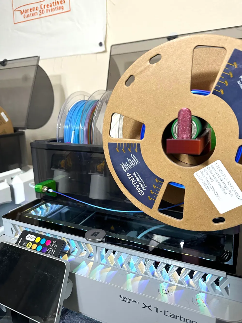 AMS Front Mount Spool Holder by Morenocreatives3d - MakerWorld