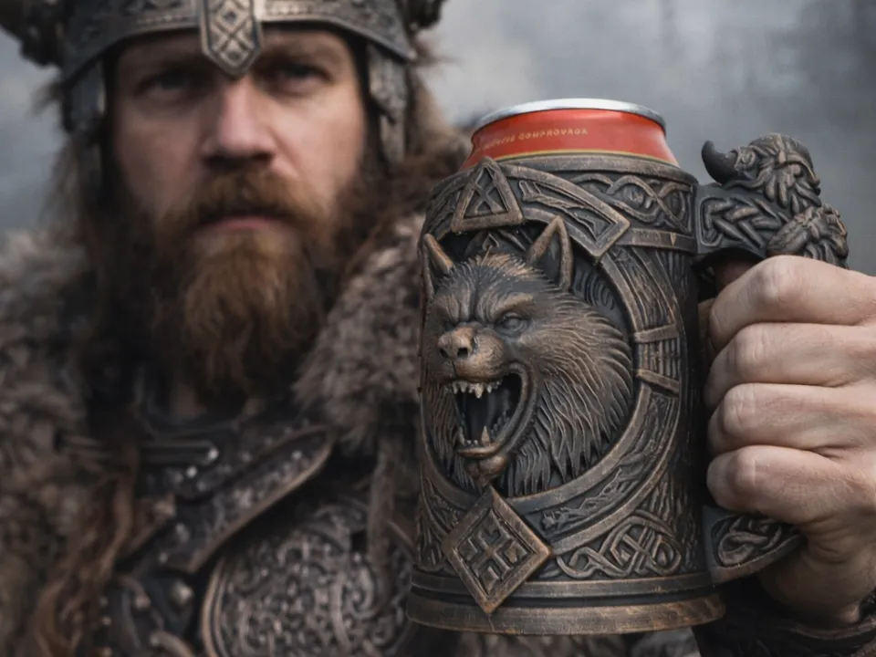Viking Fenrir Mug – Can Holder - Free 3D Print Model - MakerWorld