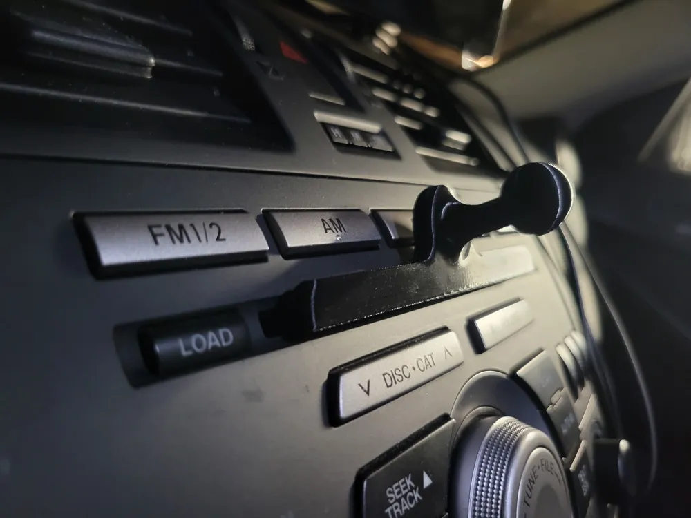 Car CD Slot Ball Mount - 17mm ball - 4mm thick - Free 3D Print Model ...