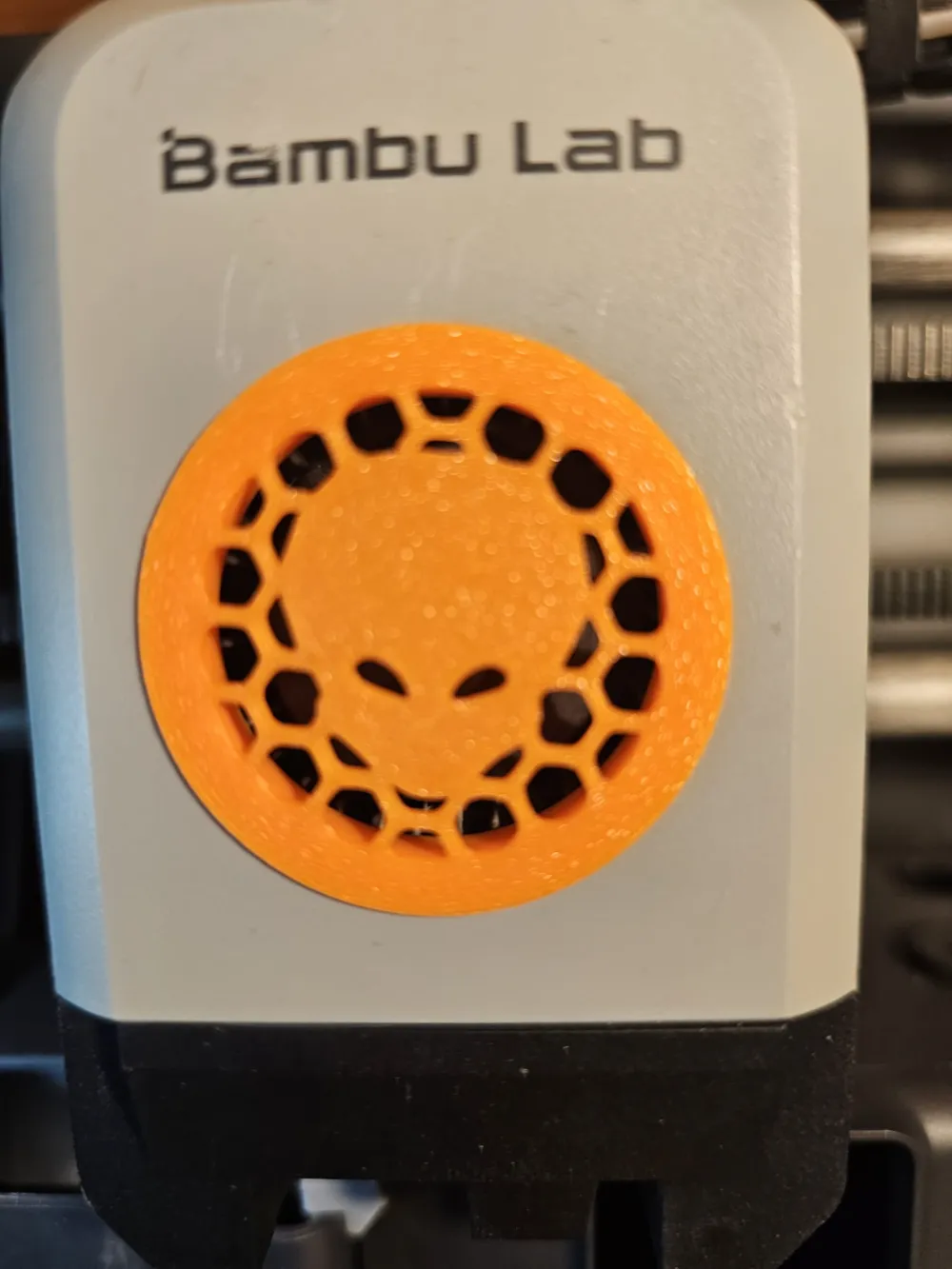 Alien Head Fan Cover for P1P/P1S/X1C by Scanopia - MakerWorld