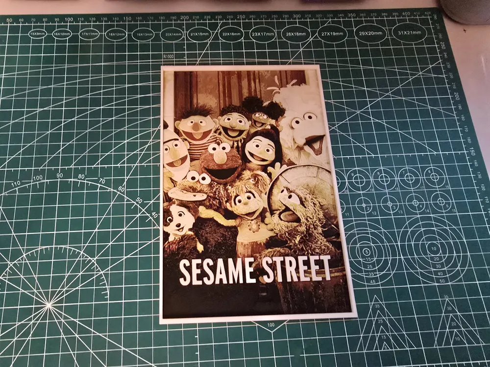 Sesame Street Poster V2 - Hueforge Art - MakerWorld 3D Model | 3Drop