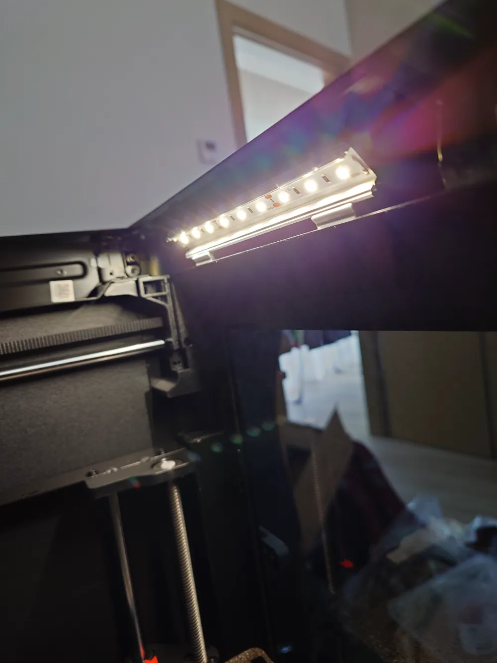 LED strip aluminum profile mounting clips for P1S by torrolt MakerWorld ...