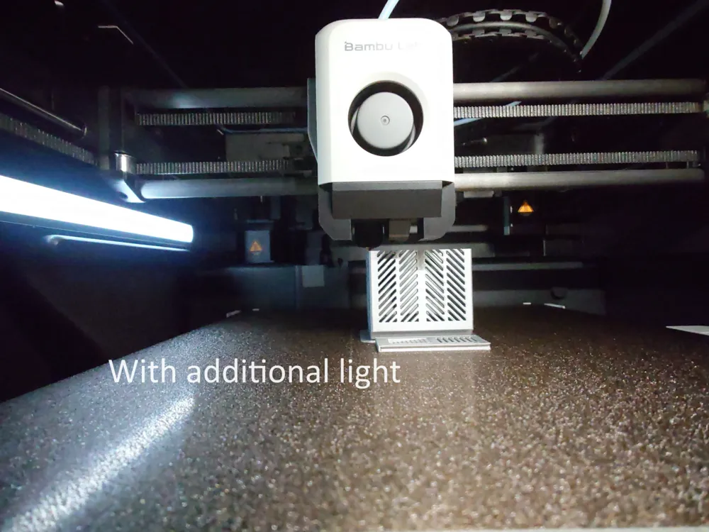 LED strip aluminum profile mounting clips for P1S by torrolt MakerWorld ...