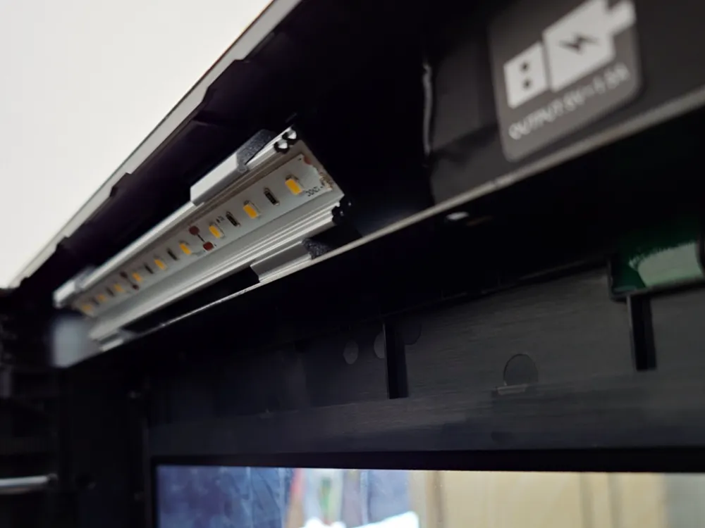 LED strip aluminum profile mounting clips for P1S by torrolt MakerWorld ...