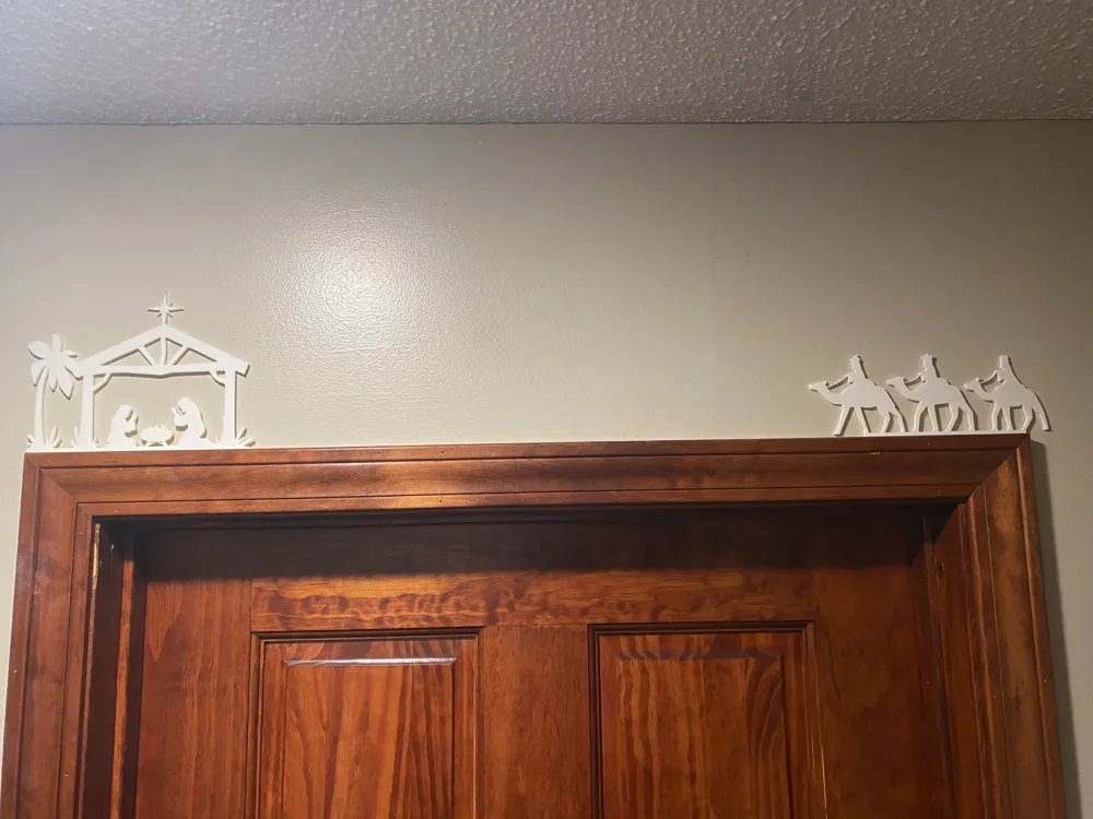 Door Header Nativity, Part 1 of 2 Nativity Set by RegularGuyTy ...