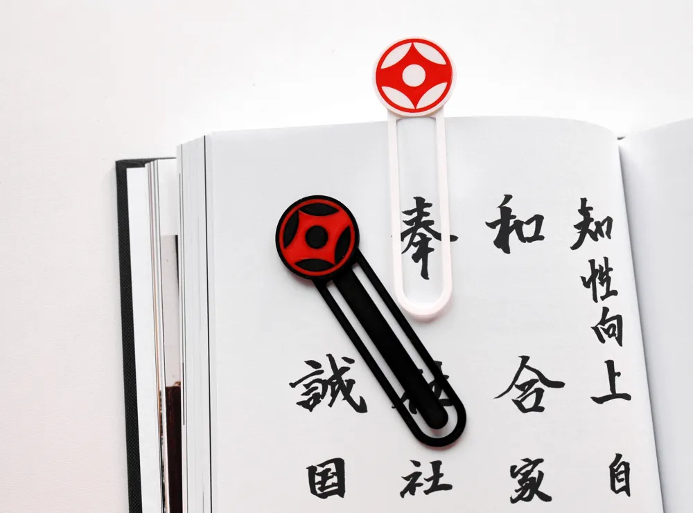 Karate Kyokushin Kanku Bookmark by Johnny_Bit - MakerWorld