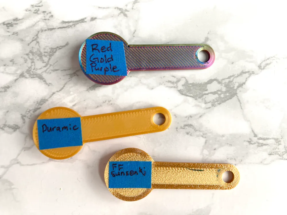 Basic Round Tab Filament Sample / Swatch by PenolopyBulnick MakerWorld ...