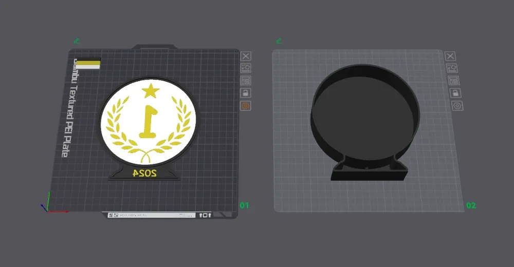 LED lamp, 1st place trophy! by figueiredoPrint - MakerWorld