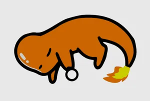 Sleeping Charmander Keychain by WillPrintsThings - MakerWorld