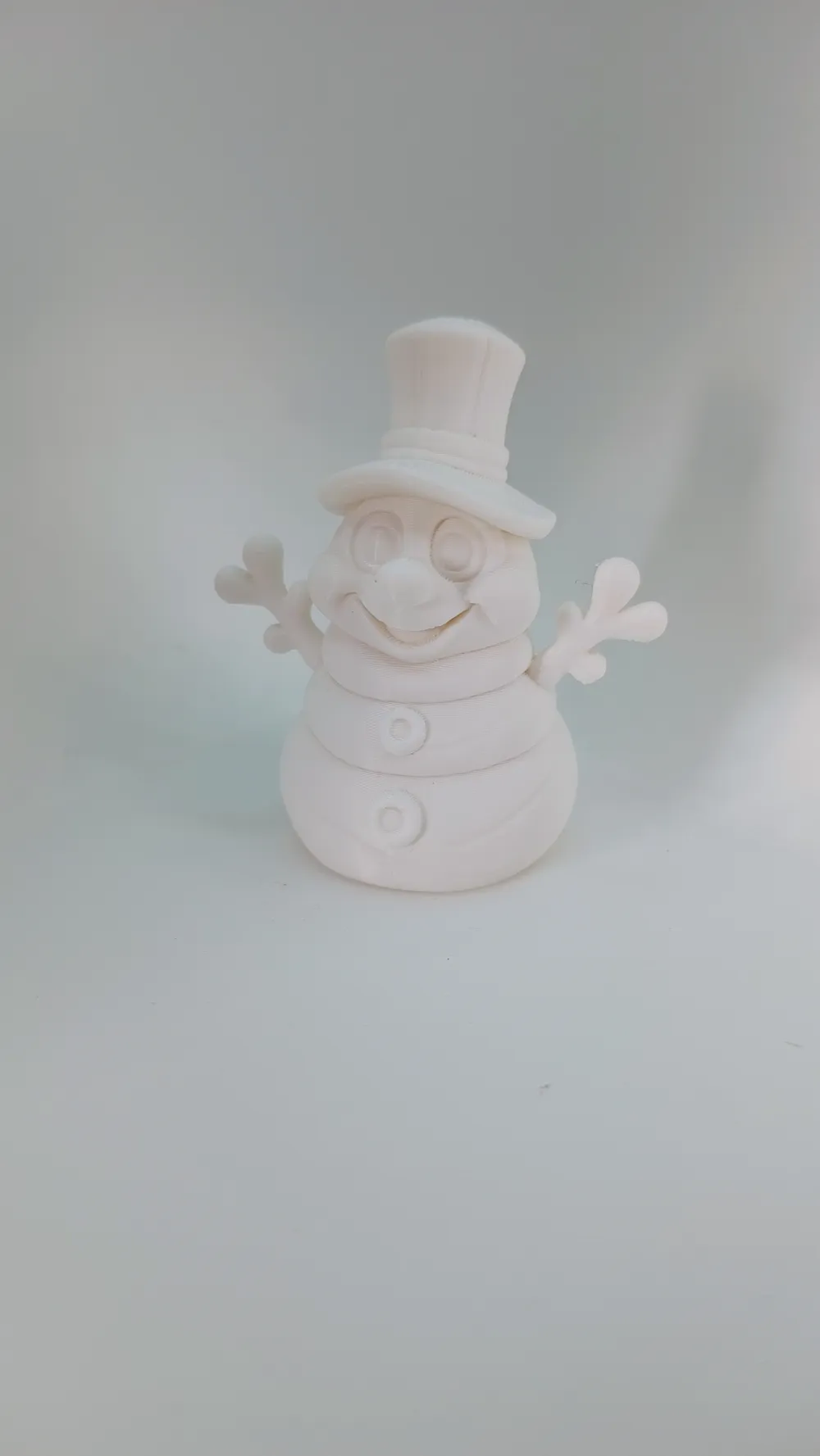 Mr. Frosty Top Hat Snowman - Free 3D Print Model - MakerWorld