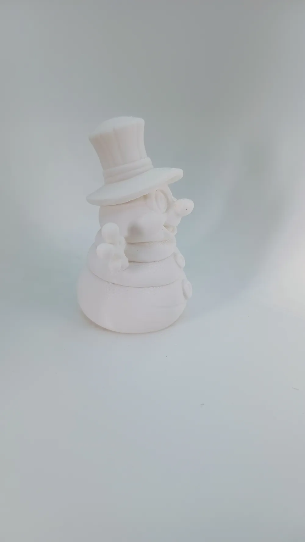 Mr. Frosty Top Hat Snowman - Free 3D Print Model - MakerWorld