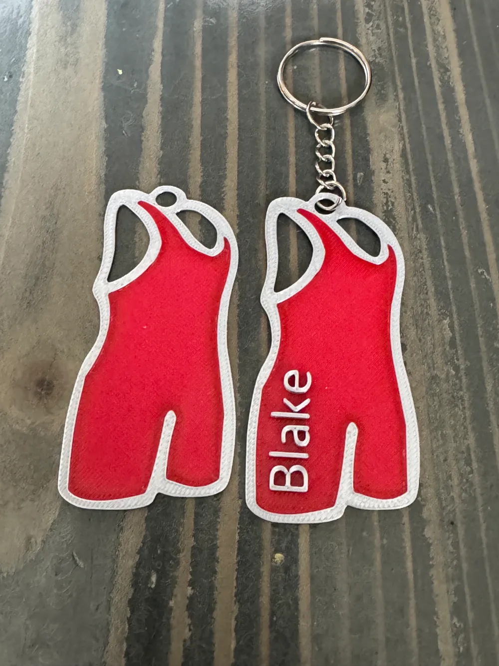 Wrestling singlet keychain by JabHook - MakerWorld