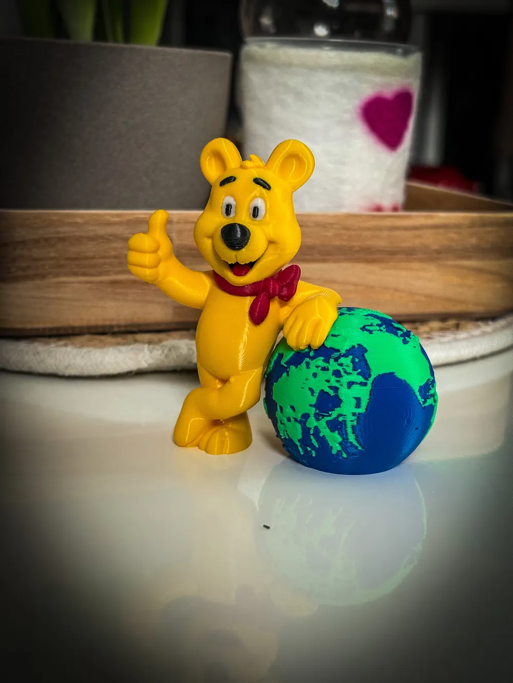 Figura Tonie urso amarelo semelhante ao Haribo - Modelo gratuito para impressão 3D - MakerWorld