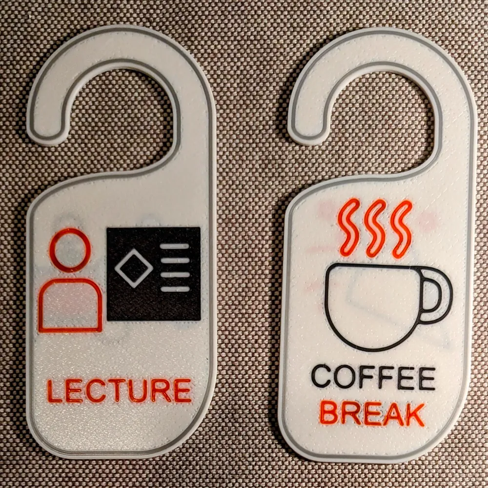 Handle Signs for Office by andrea1211 - MakerWorld