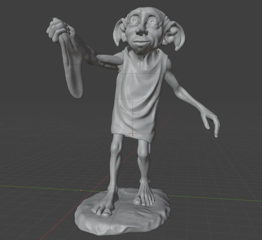 Life-Size Dobby Harry Potter 3D Model by Ryan @ TheMajinLab MakerWorld ...