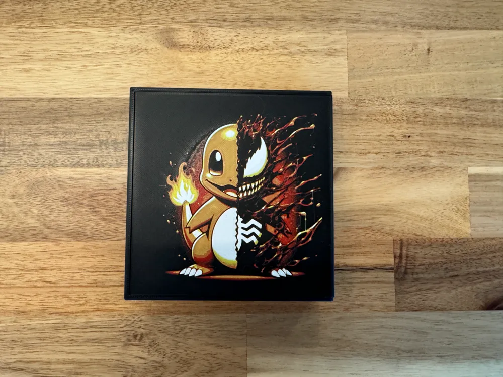 Venomized Charmander - Puzzle & Lid by Canadian Gamer - MakerWorld