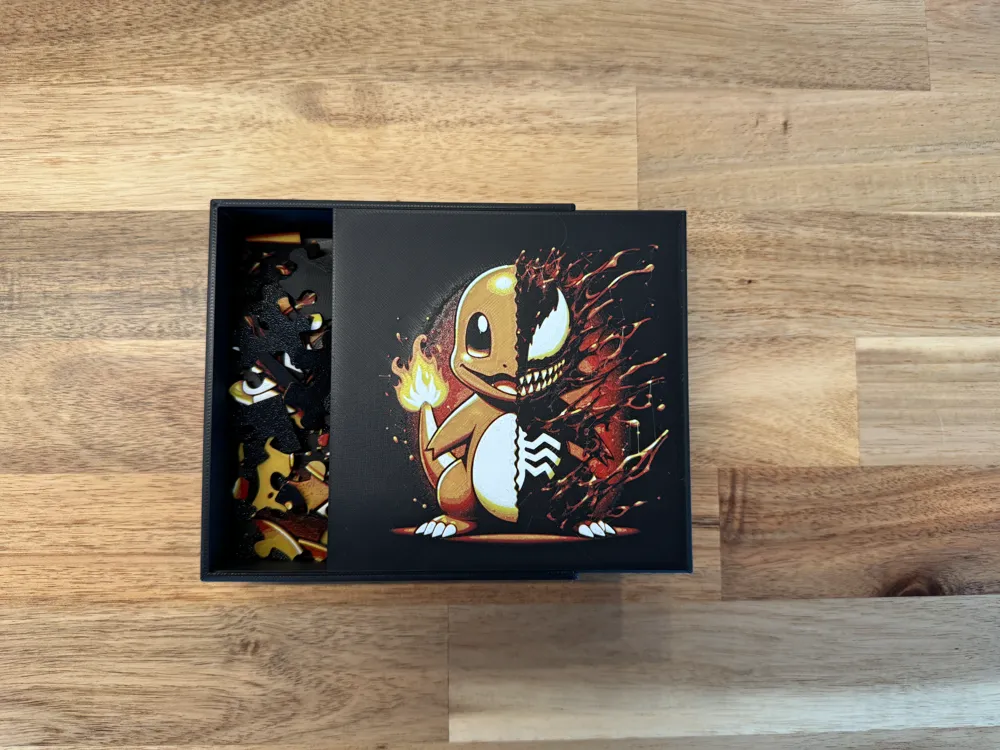 Venomized Charmander - Puzzle & Lid by Canadian Gamer - MakerWorld