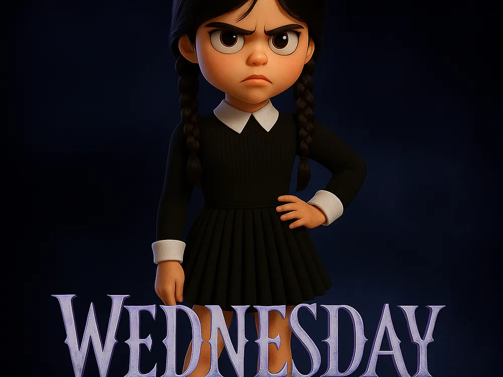 Wednesday 3D Comic by LausBub MakerWorld: Download Free 3D Models