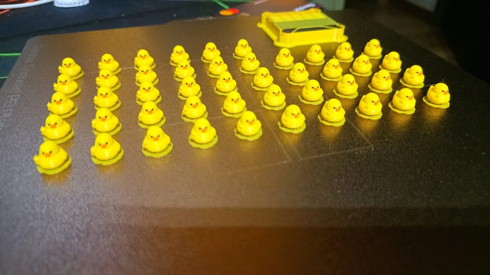 mini yellow middle finger rubber duck - Free 3D Print Model - MakerWorld