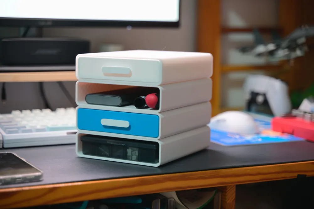 Modular Desktop Drawer & Organizer - Free 3D Print Model - MakerWorld