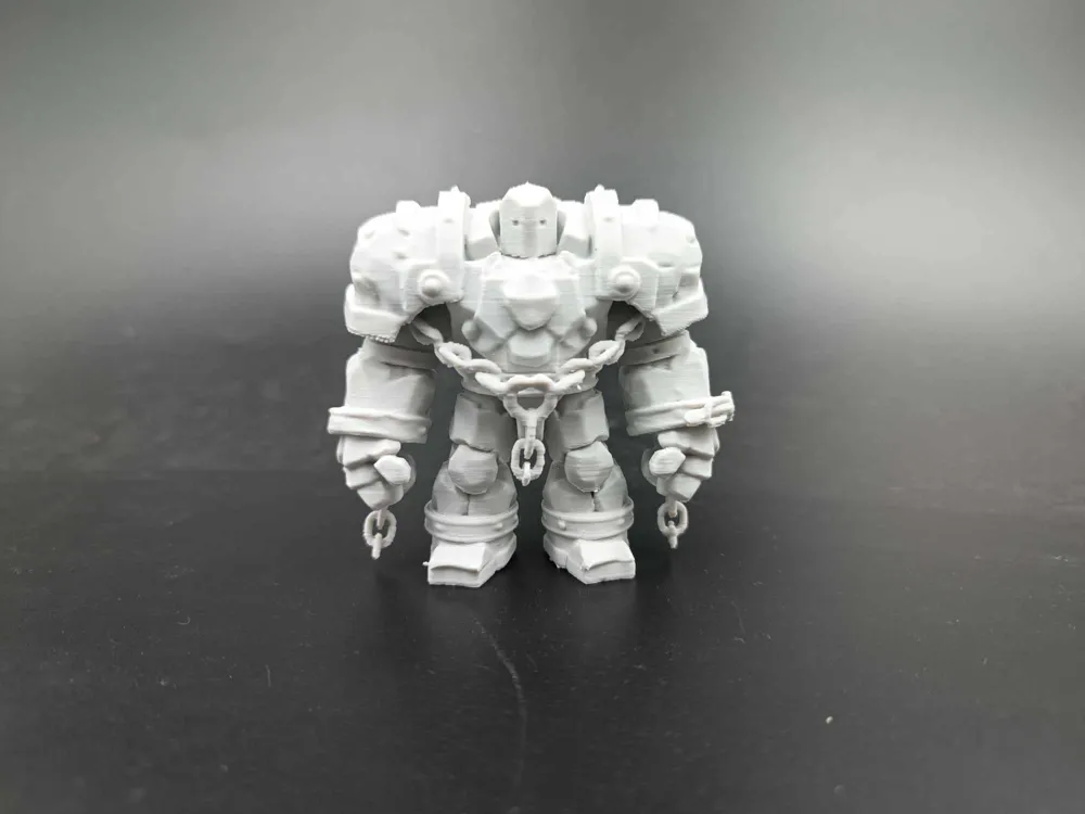 Iron Titan Golem DnD RPG Miniature by drakeforge3d MakerWorld: Download Free 3D Models