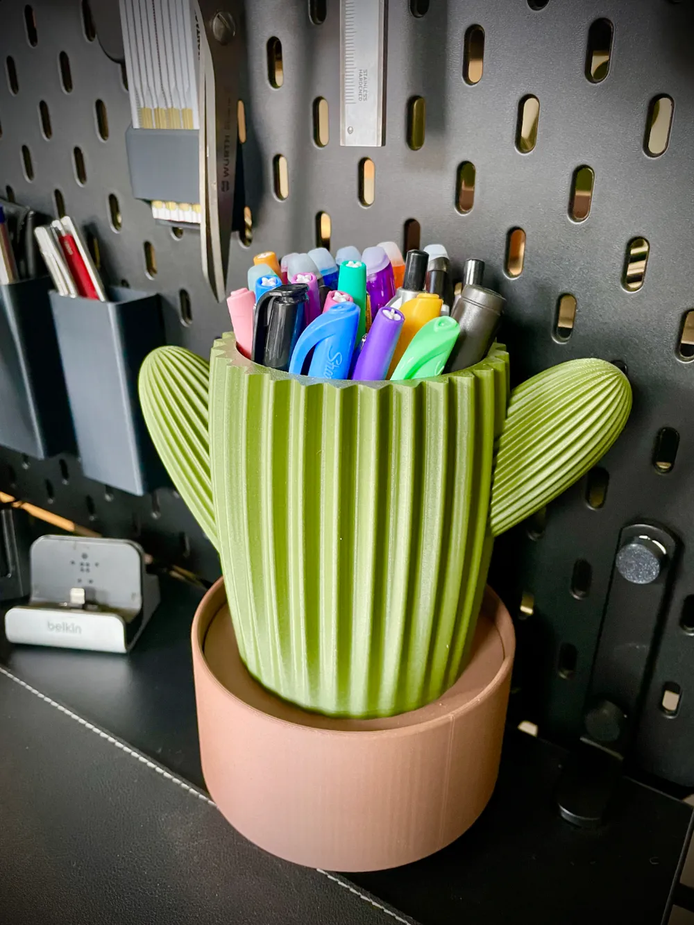 Cactus Pen Holder - Free 3D Print Model - MakerWorld