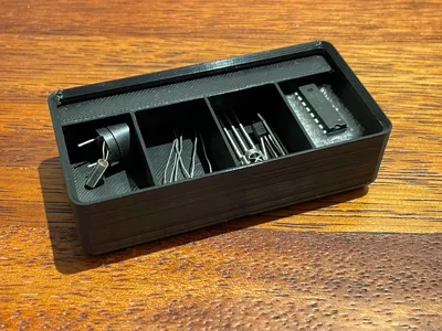 Gridfinity 4 Slot Box 1/2 Height Low Filament by j_1777909722 - MakerWorld
