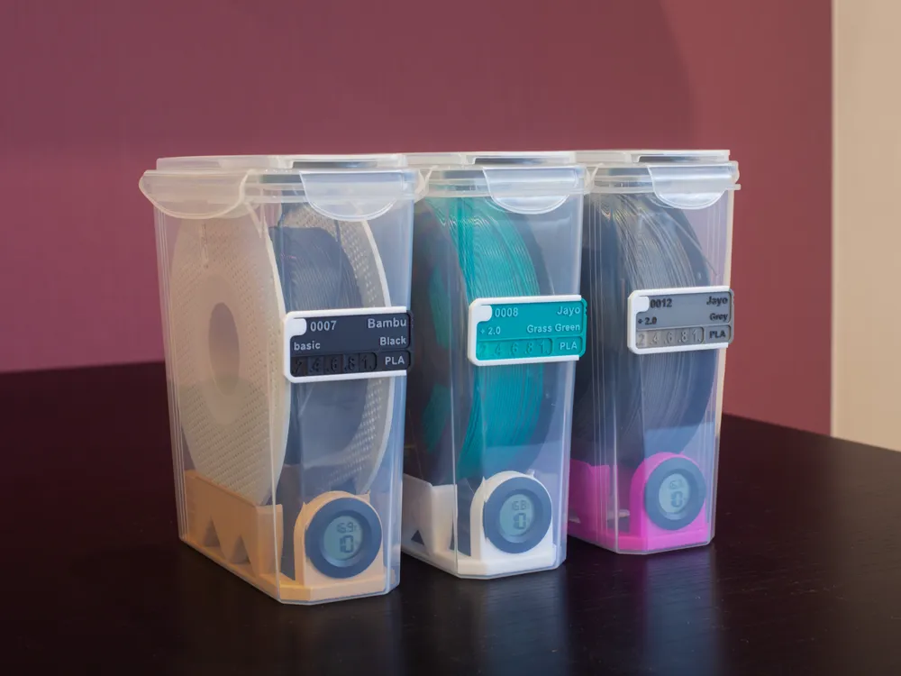 Favorite Filament Sample Holder (storage label) by LarsVHM MakerWorld ...