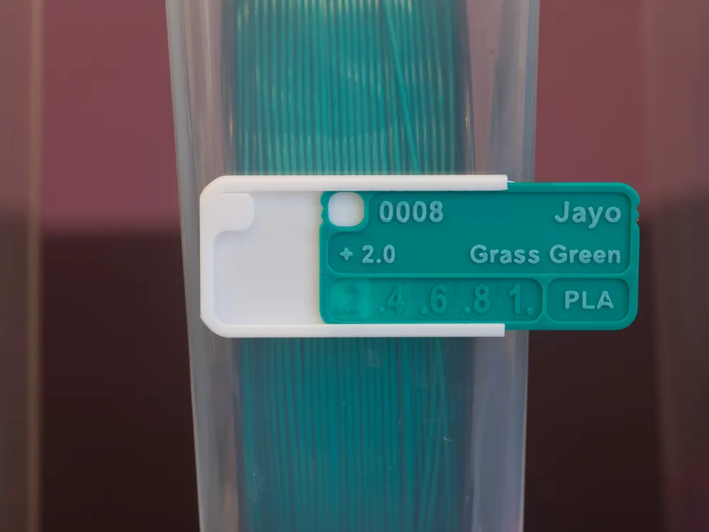 Favorite Filament Sample Holder (storage label) by LarsVHM MakerWorld ...