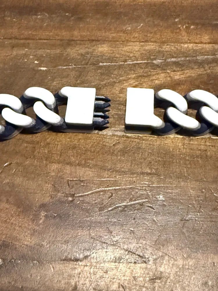 Cuban Chain with Snap connector - Free 3D Print Model - MakerWorld