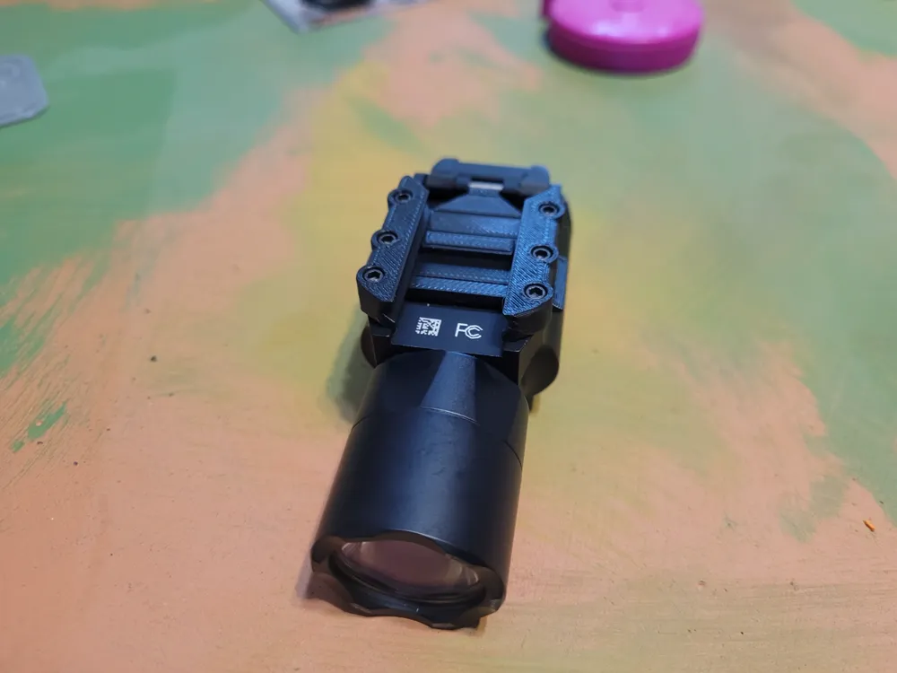 Surefire x300U key and rails for M&P subcompact - Free 3D Print Model ...