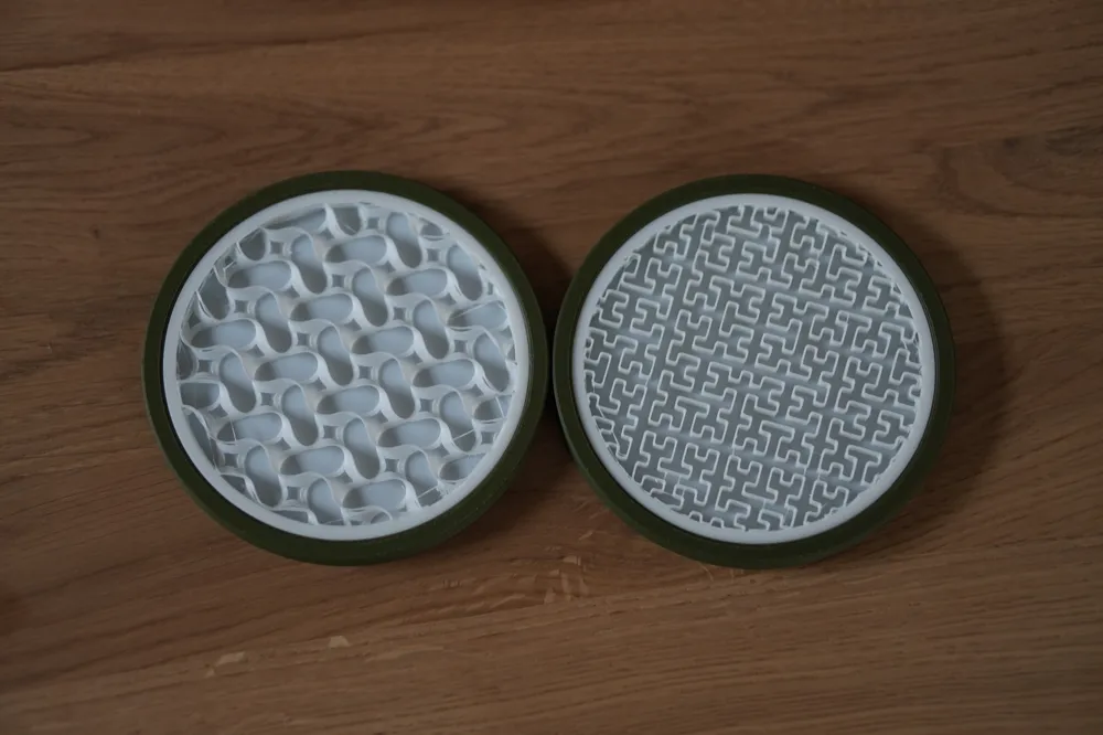 Custom Infill Coasters | Make your own! - Free 3D Print Model - MakerWorld
