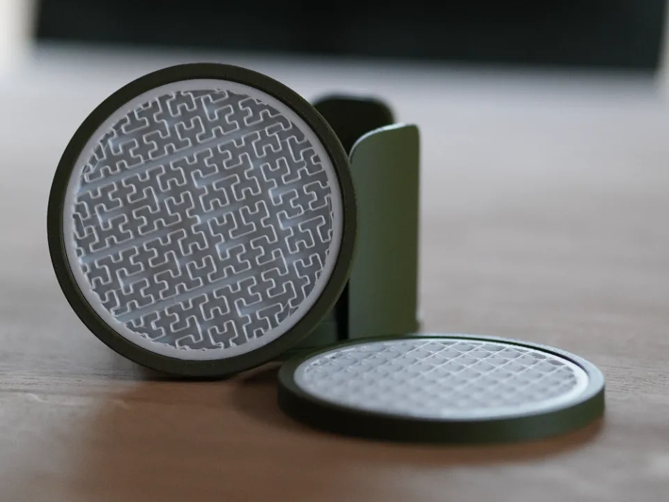 Custom Infill Coasters | Make your own! - Free 3D Print Model - MakerWorld