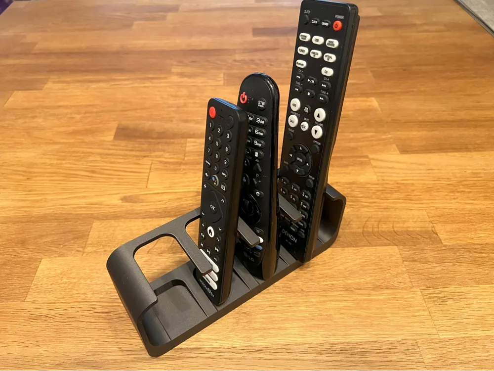 FOUR simply modern Remote Holder by Sir_Stigma - MakerWorld