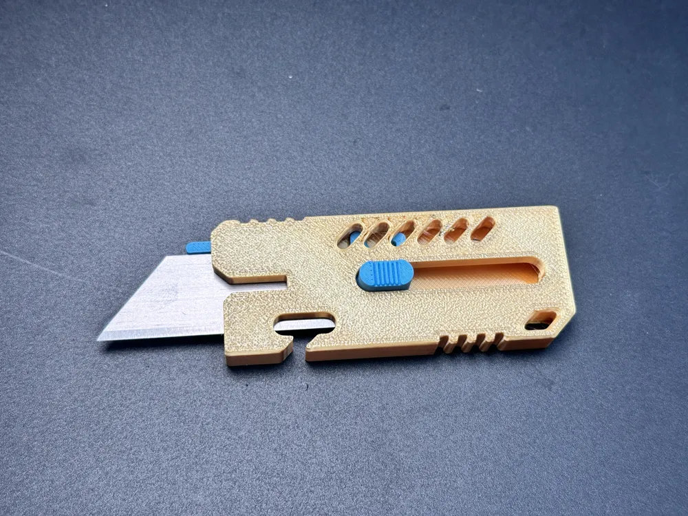 Tactical-Style EDC-Friendly Utility Knife - Free 3D Print Model ...