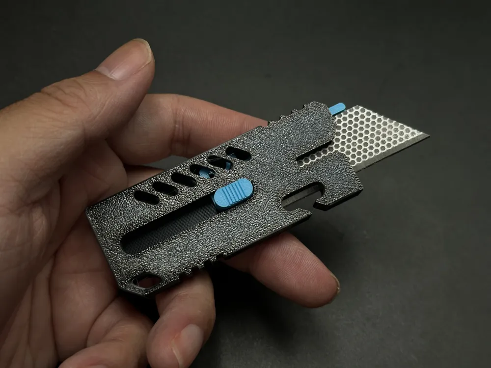 Tactical-Style EDC-Friendly Utility Knife - Free 3D Print Model ...