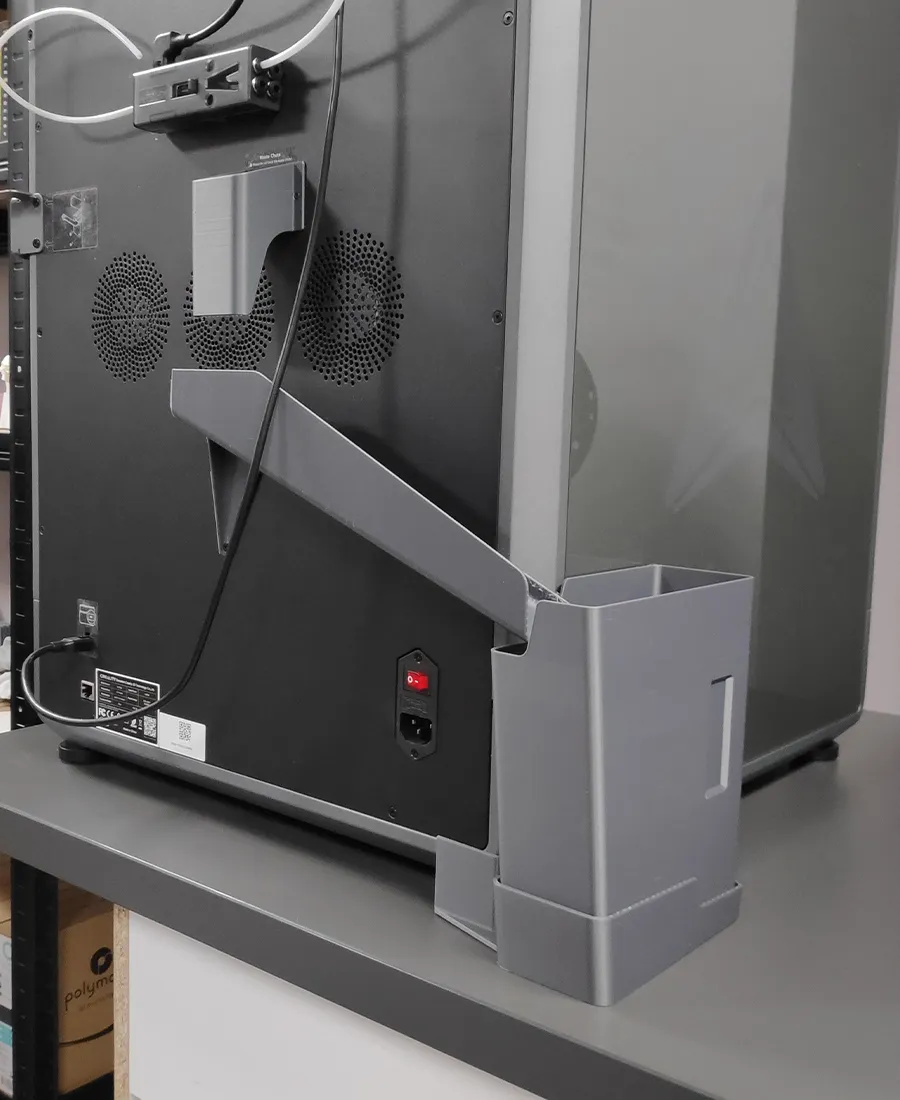 K2 Plus - Left poop chute with removable bin by shay MakerWorld ...