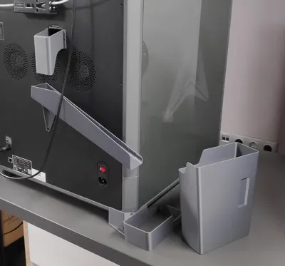 K2 Plus - Left poop chute with removable bin by shayMakerWorld ...