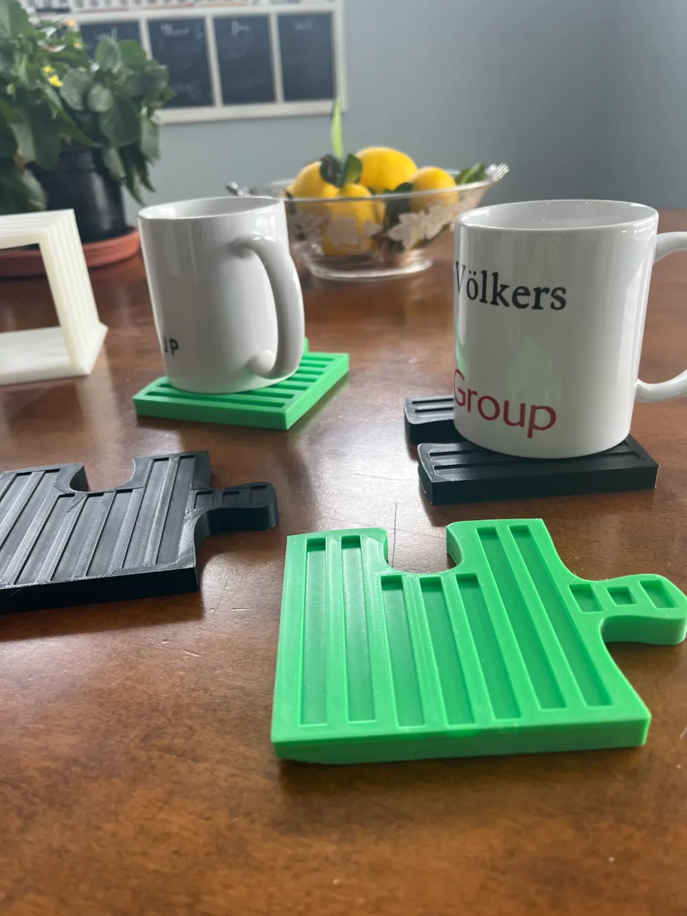 Puzzle Piece Coaster with holder by N-LevelDesigns - MakerWorld