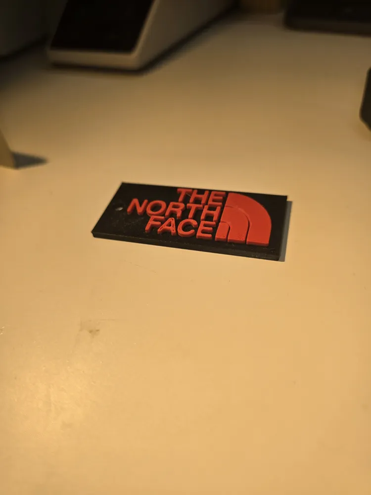 Schlüsselanhänger von North Face – Kostenloses 3D-Druckmodell – MakerWorld