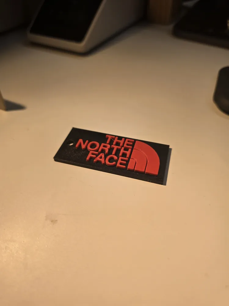 Schlüsselanhänger von North Face – Kostenloses 3D-Druckmodell – MakerWorld