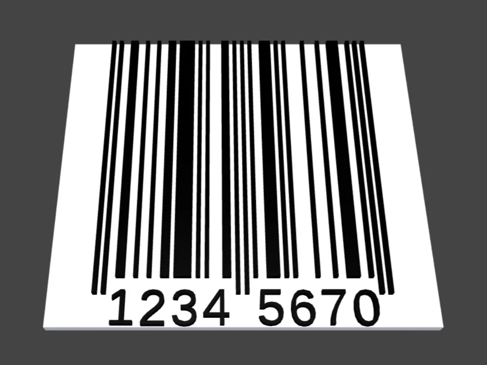EAN-8 generator - 1D barcode by GrayLite MakerWorld: Download Free 3D Models