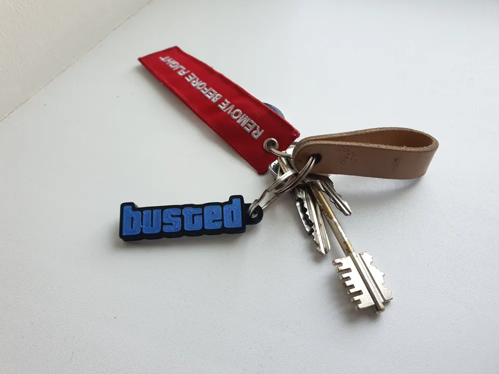 Busted GTA 5 Keychain by Gerardasst - MakerWorld