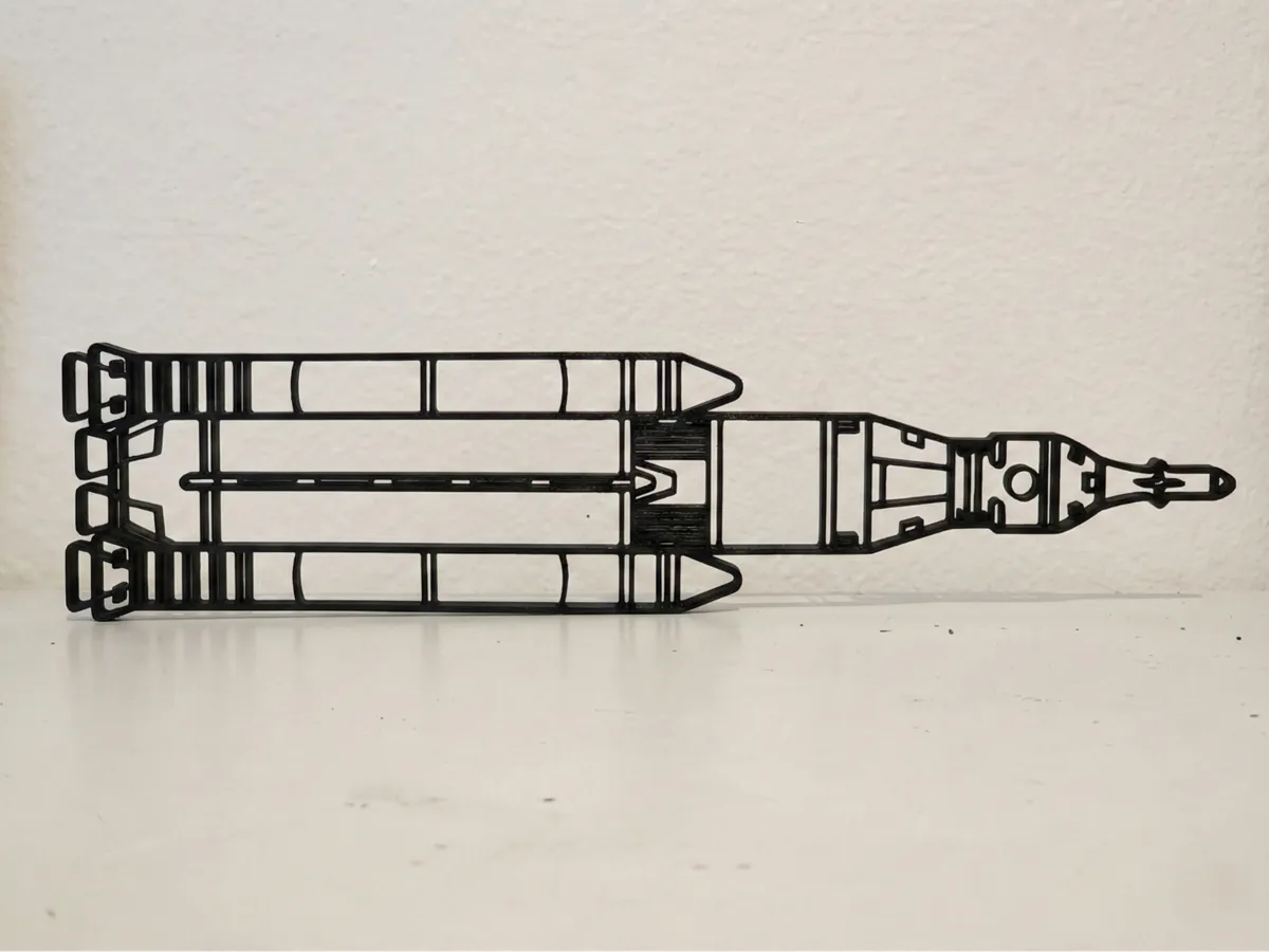 NASA Artemis II Rocket Wall Art - Free 3D Print Model - MakerWorld
