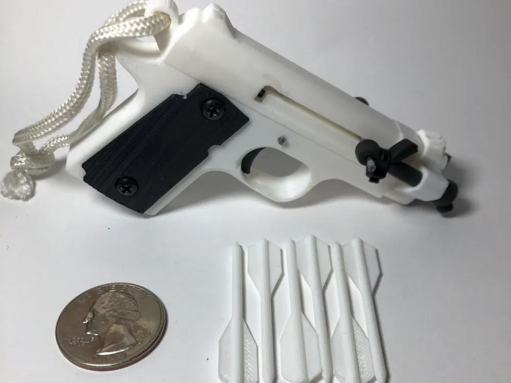 mini 1911 slingshot pistol - Free 3D Print Model - MakerWorld